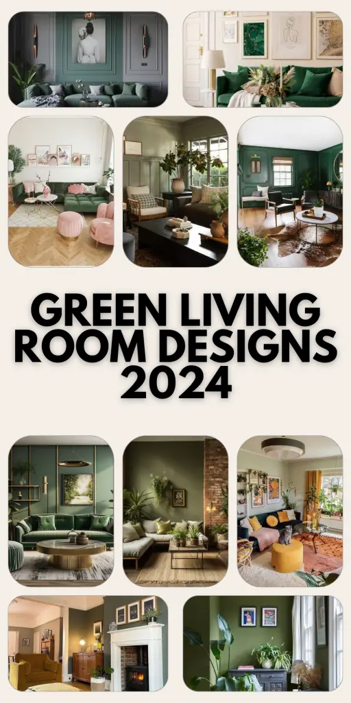Revitalize Your Space: Modern Green Living Room Designs 2024 – Expert ...