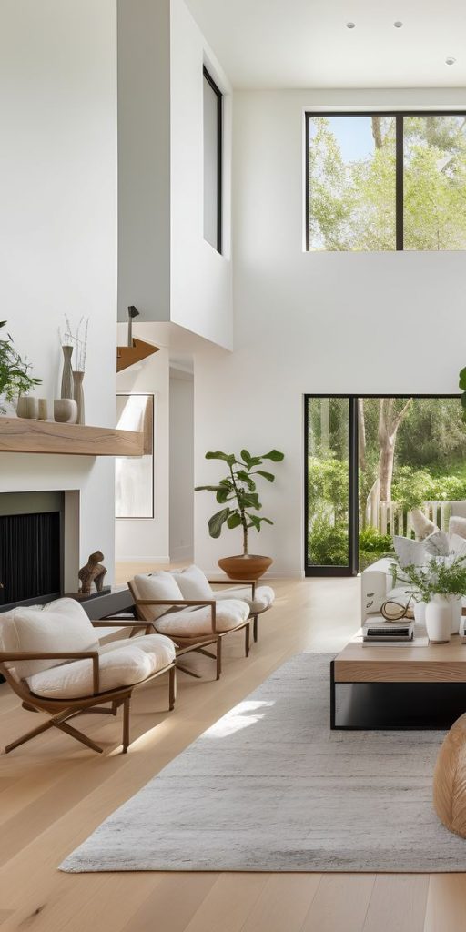 2024 White Living Room Designs: Modern Luxury, Grey Elegance, Black ...