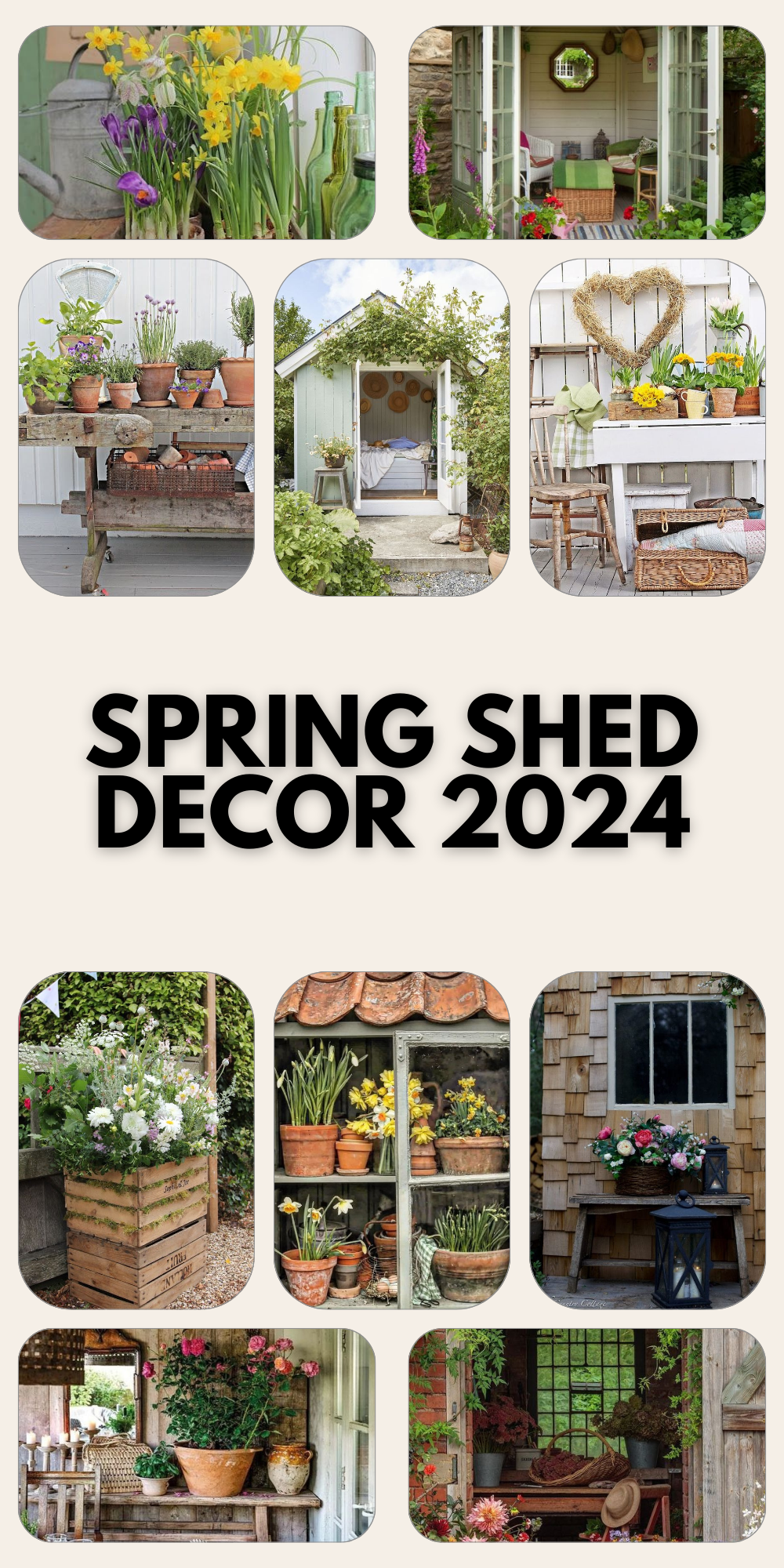 Spring Shed Decor 2024: Rustic Charm Meets Blooming Elegance – plixro.com