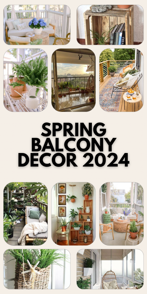 2024 Spring Balcony Decor Trends: Fresh Looks for Modern Apartments