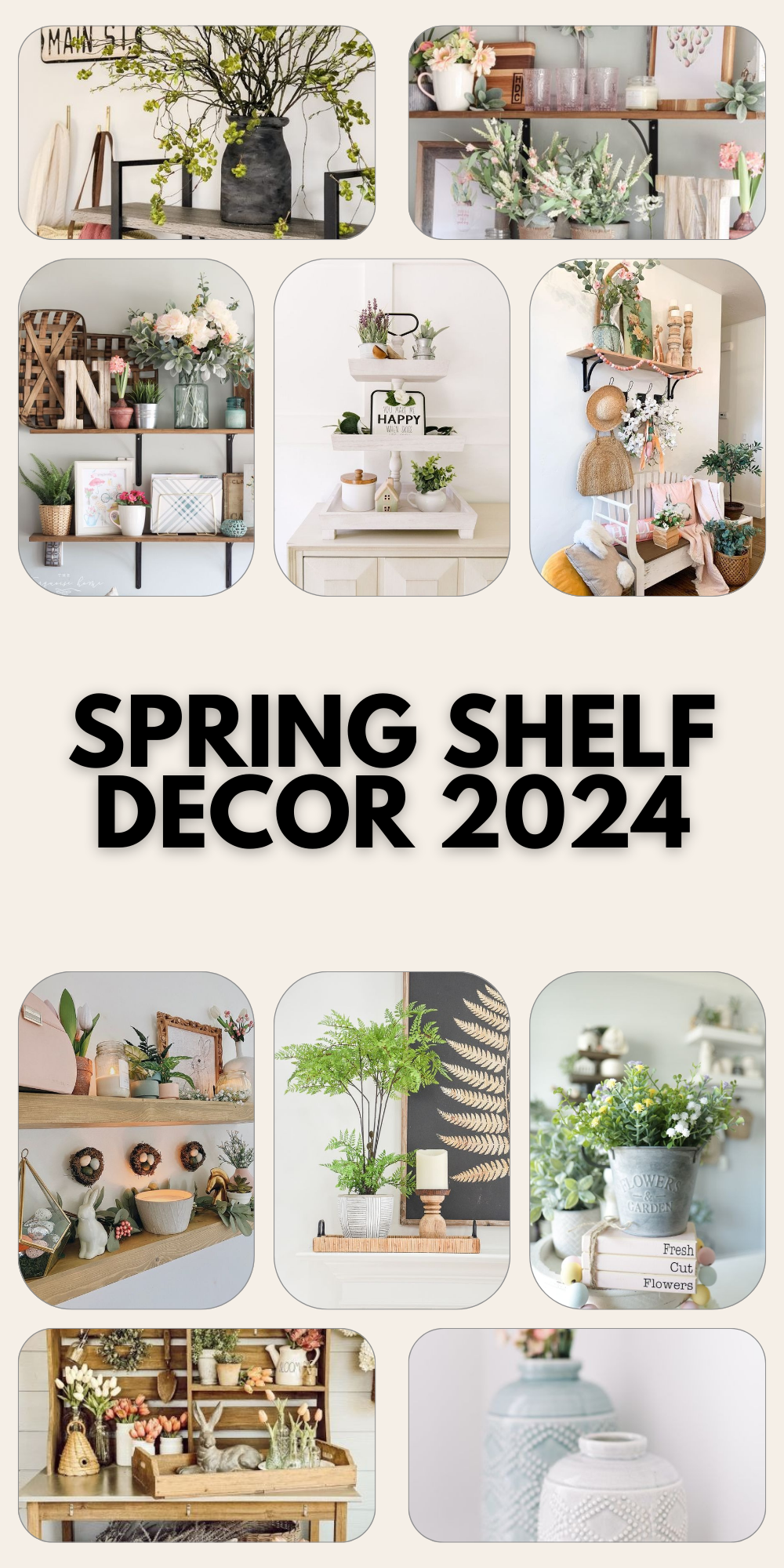 Chic Spring Shelf Decor Ideas for a Refreshing Home Look 2024 – plixro.com