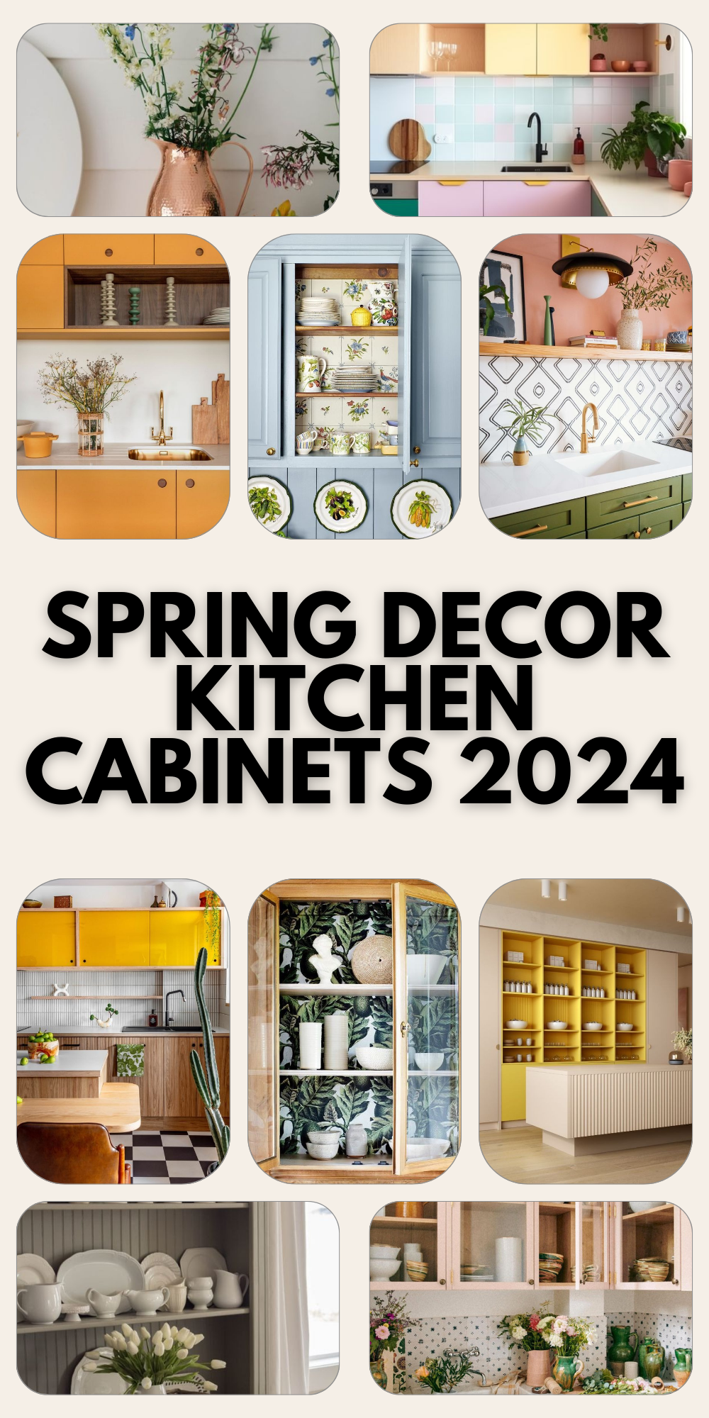 Refresh Your Kitchen: Spring Decor Cabinet Ideas for Chic Homes ...