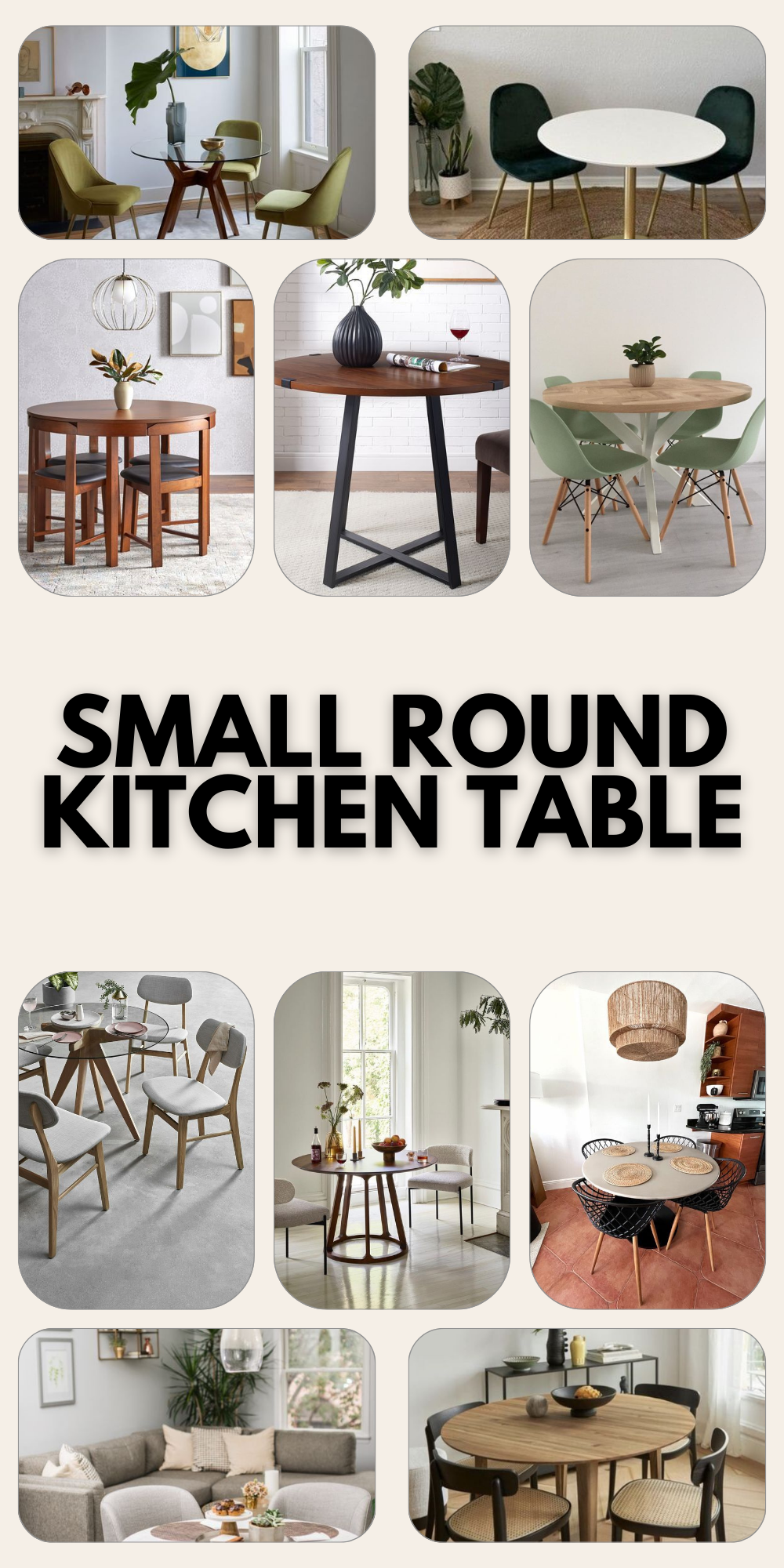 Chic Small Round Kitchen Tables: Elevate Your Space with Style – plixro.com