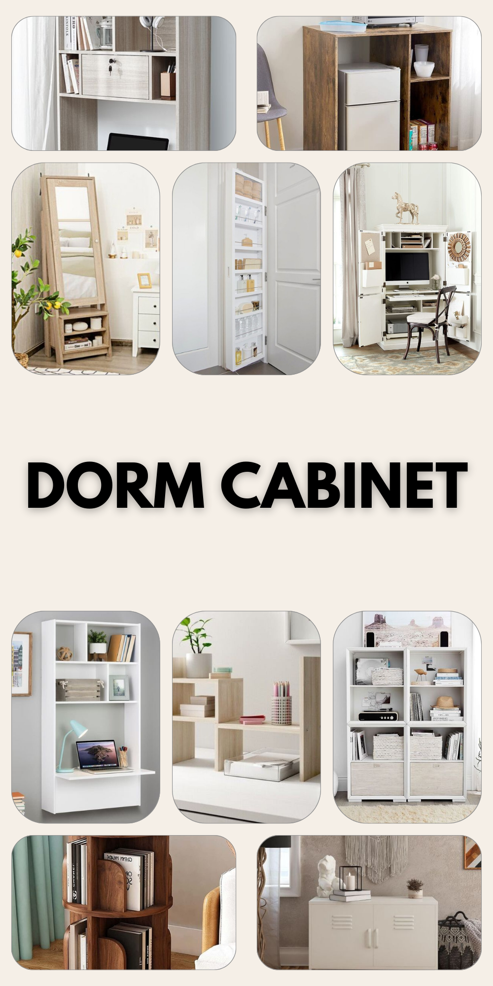 Stylish Dorm Cabinet Designs for Space-Saving Organization – plixro.com