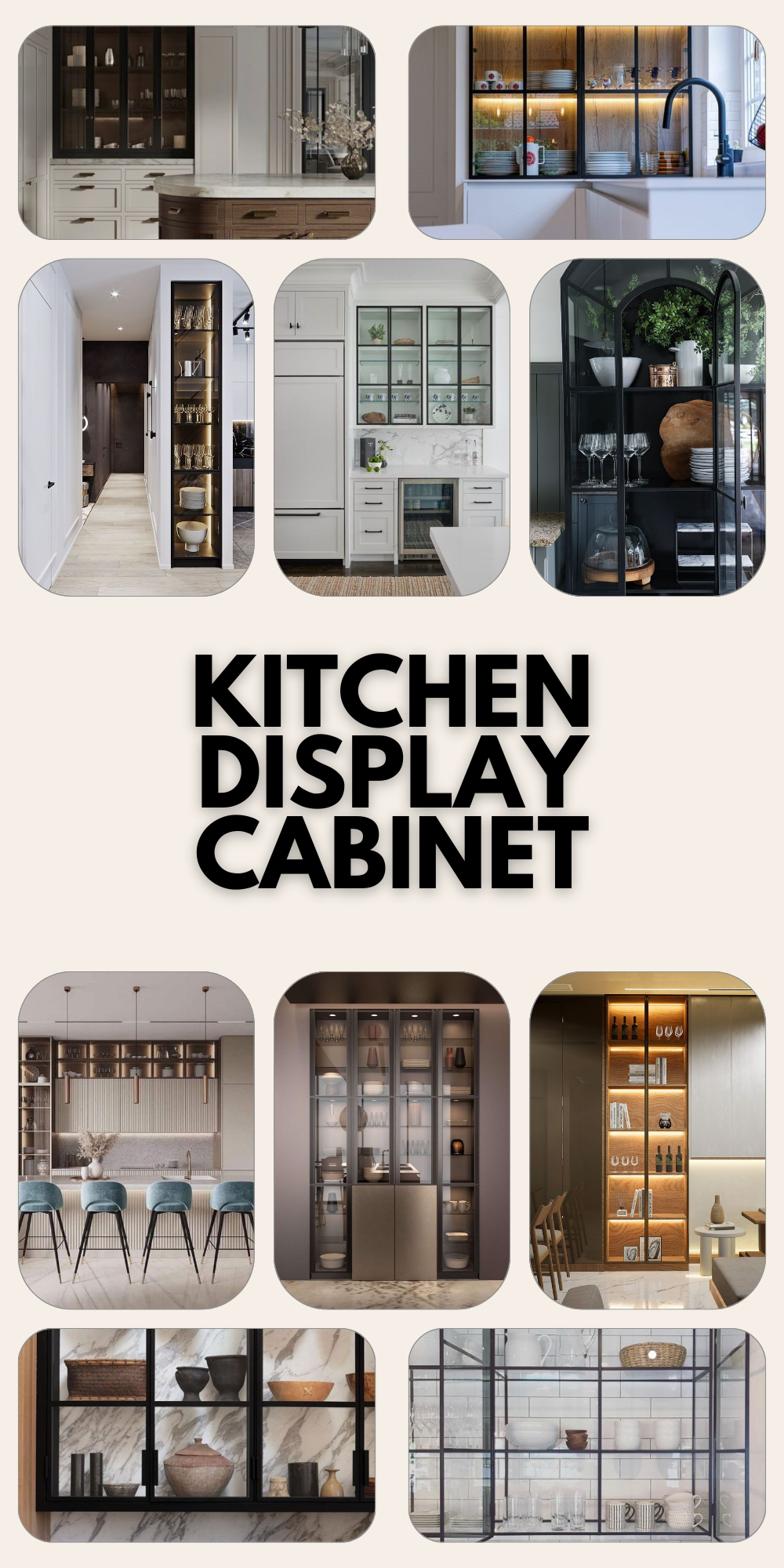 Embracing Elegance with Kitchen Display Cabinets – plixro.com