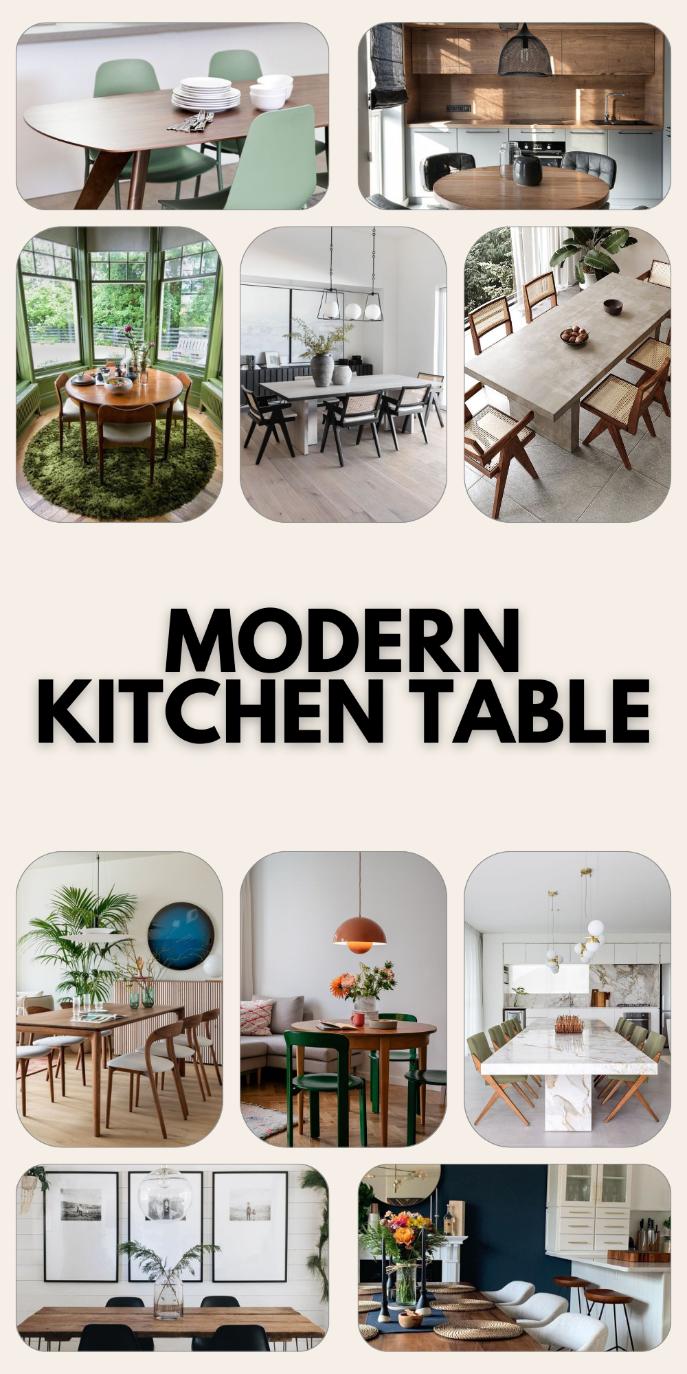 Chic Modern Kitchen Tables: Elevate Dining with Trendy Designs – plixro.com