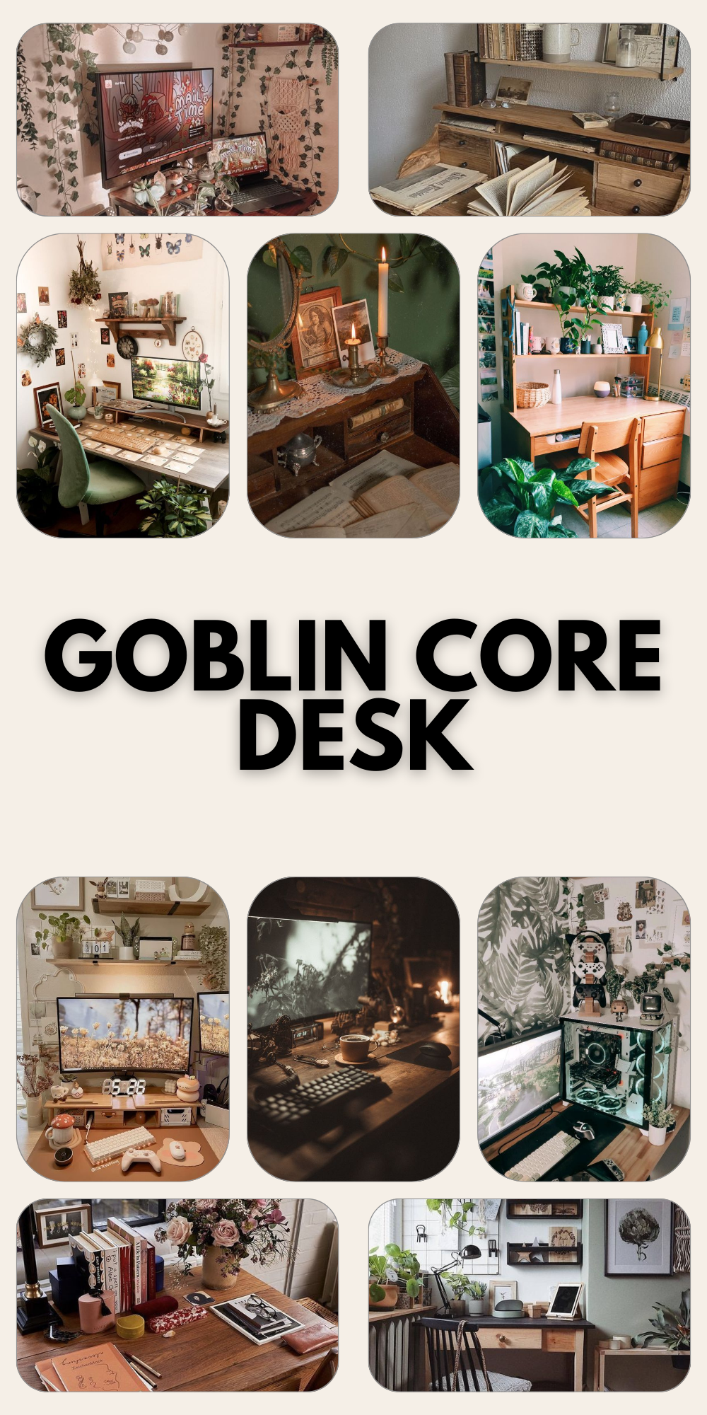 Enchant Your Workspace: Discover the Magic of Goblin Core Desks ...