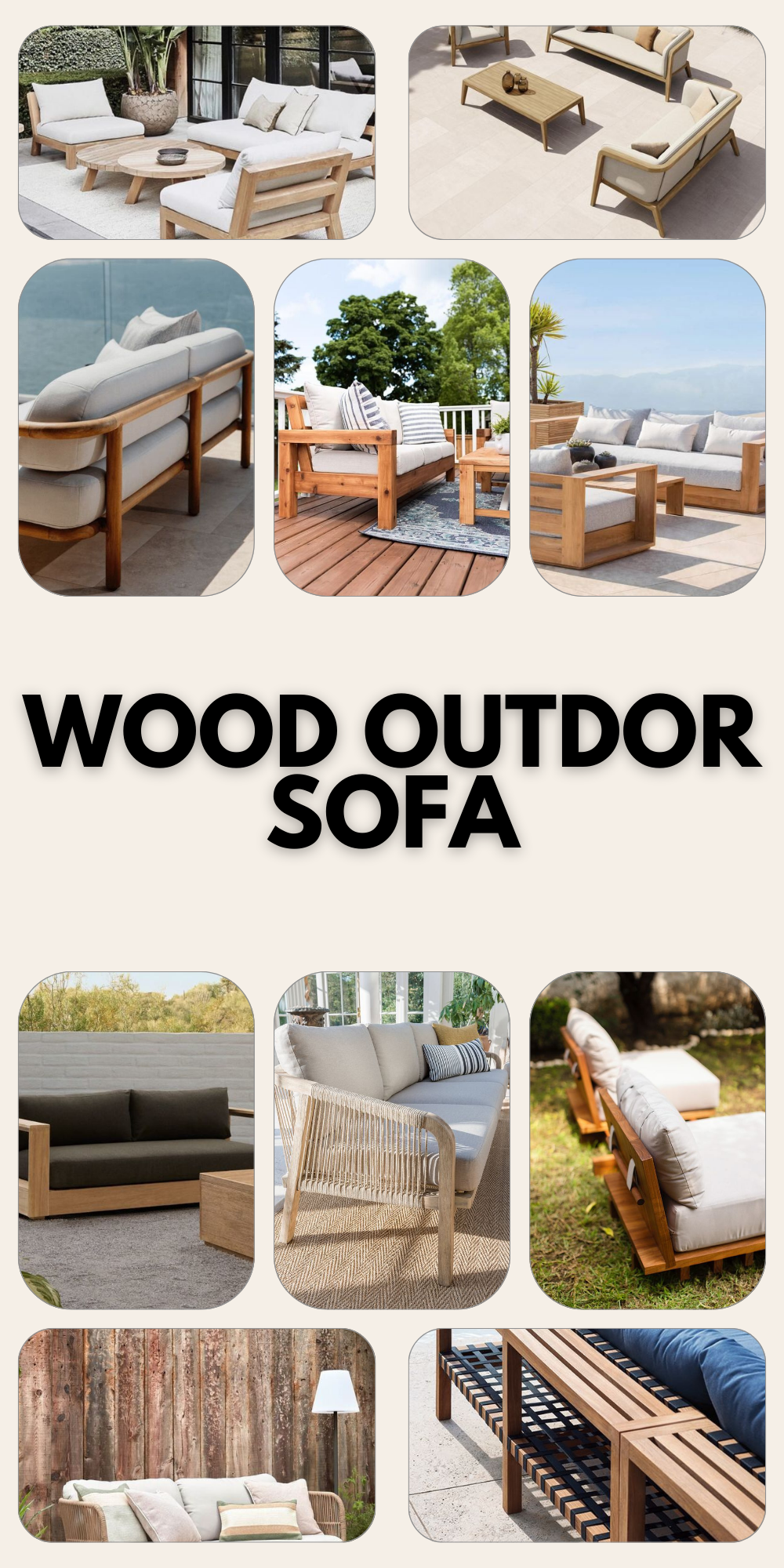 Chic Wood Outdoor Sofas: Transform Your Patio with Modern Design ...