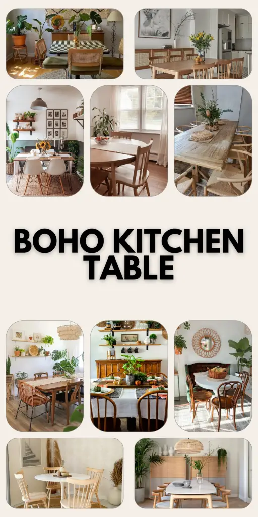 Boho Kitchen Table Ideas: Blend Chic Decor & Cozy Dining