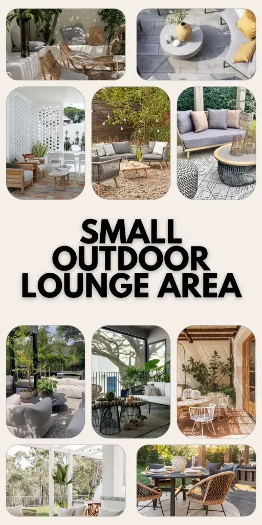 Create Your Dreamy Small Outdoor Lounge Area - Top Trendy Ideas & Designs