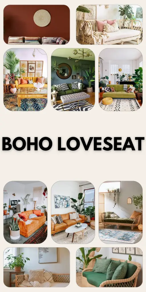 Chic Boho Loveseats: Transform Spaces with Rattan Elegance & Cozy Charm