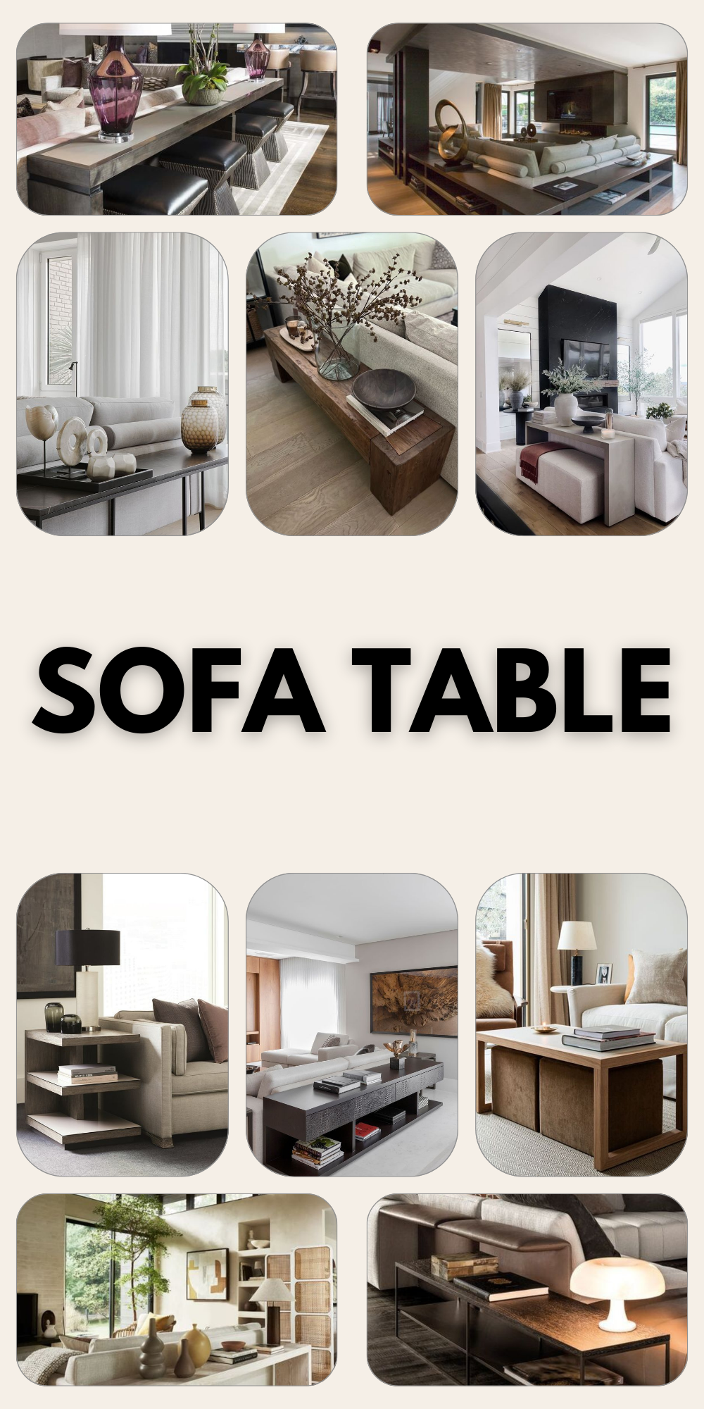 Stylish Sofa Table Designs and Decor Ideas for Modern Homes – plixro.com