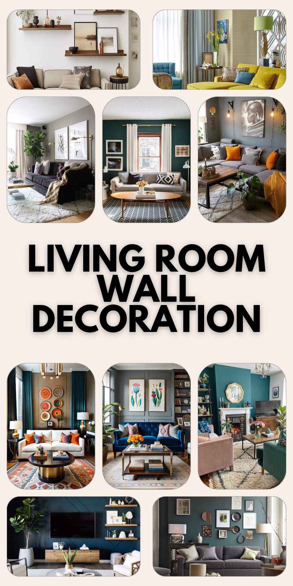 Transform Your Space: Chic Living Room Wall Decoration Ideas – Explore ...