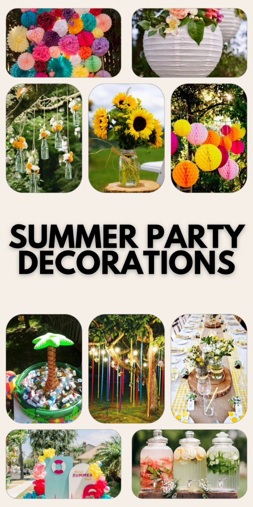 Vibrant Summer Party Decor: Tropical to Tranquil Themes