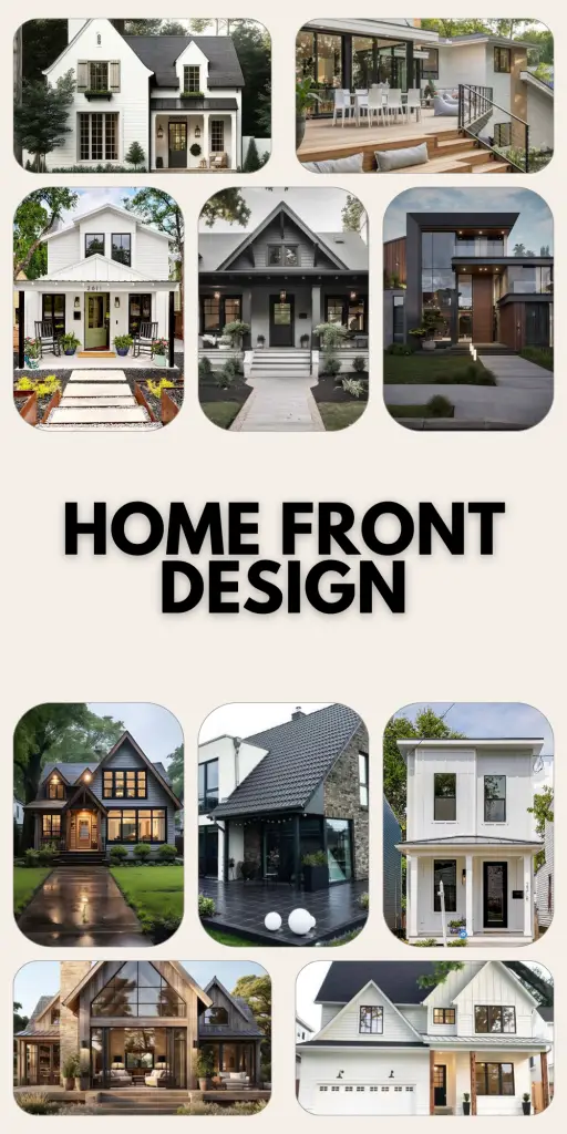 Exquisite Home Front Designs: Modern to Rustic Charm