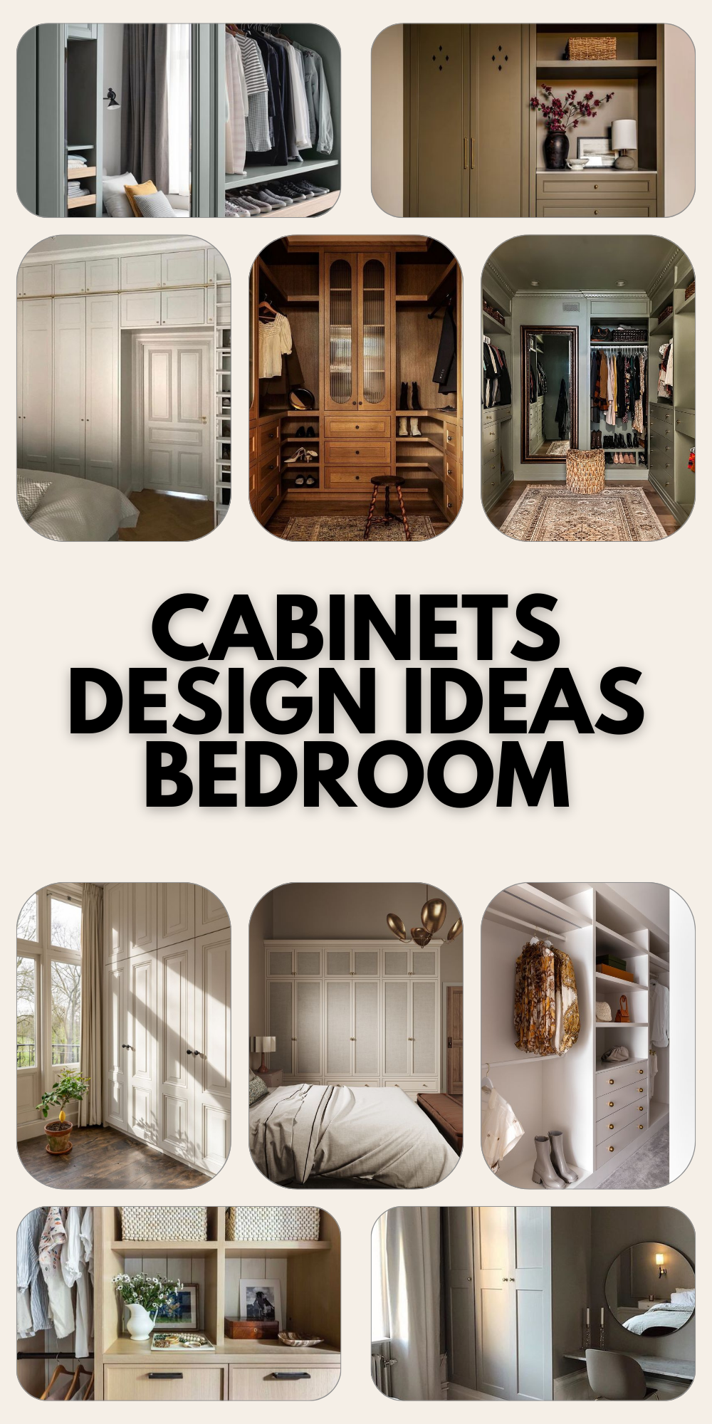 Elegant Bedroom Cabinet Designs: Modern, Minimalist & Chic Storage ...