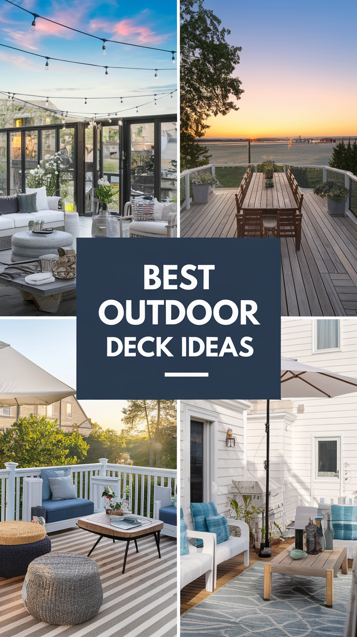 Outdoor Deck Ideas: Stylish & Budget-Friendly Designs for Every Space ...
