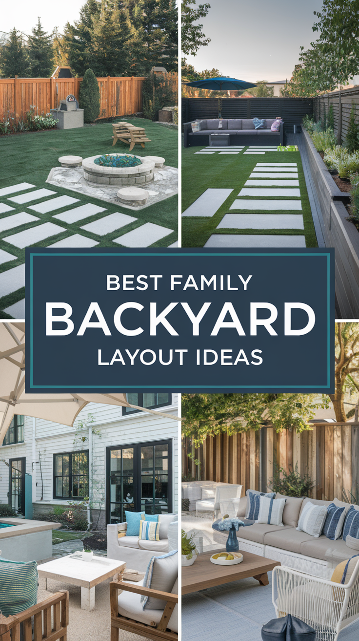 Family Backyard Layout Ideas for Outdoor Living & Entertainment ...